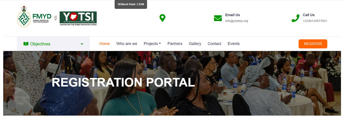 YEIDEP Application Portal Batch B 2025 | https://yeidep.org